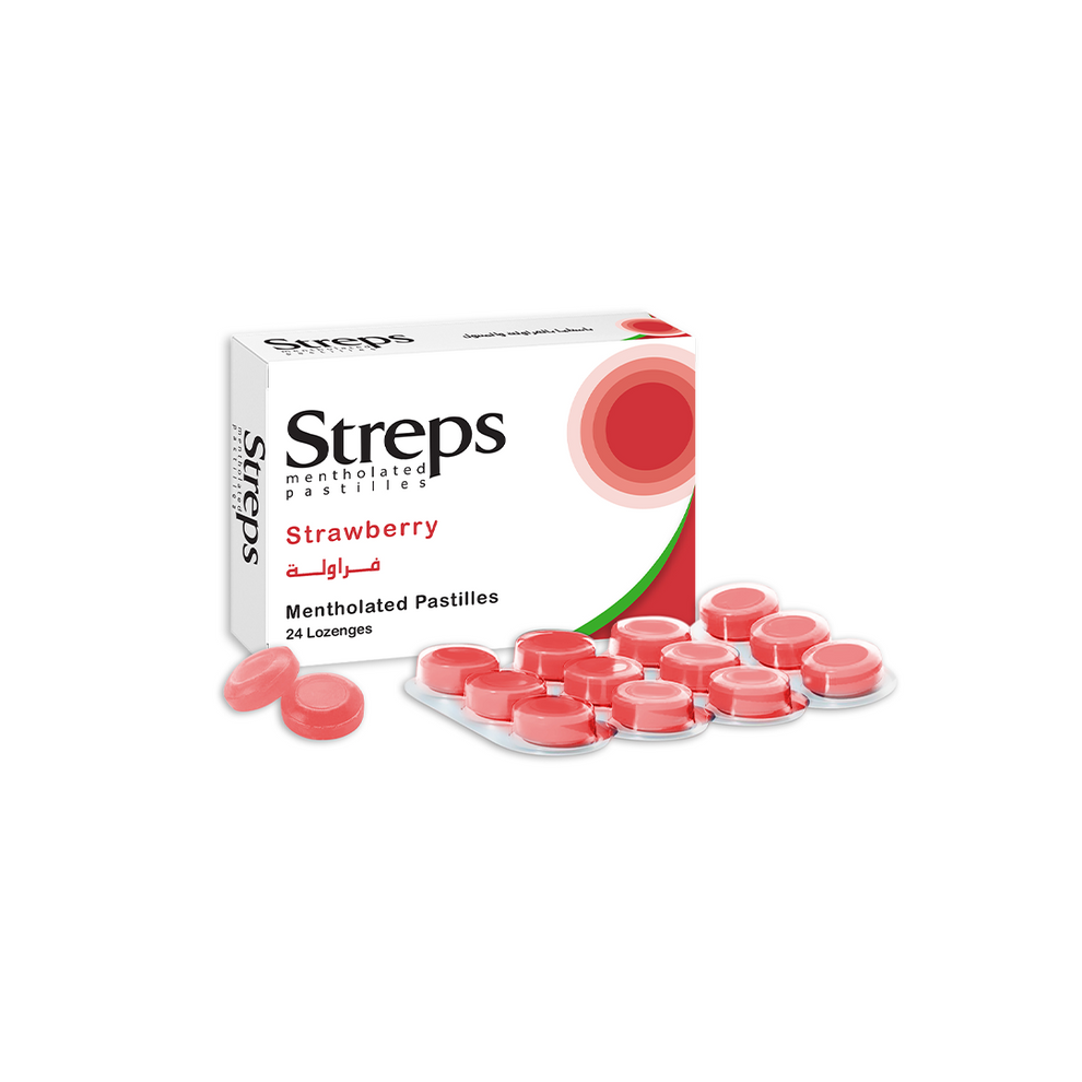 Streps Strawberry ( Sugar Base ) Box 2 Strip – Luna